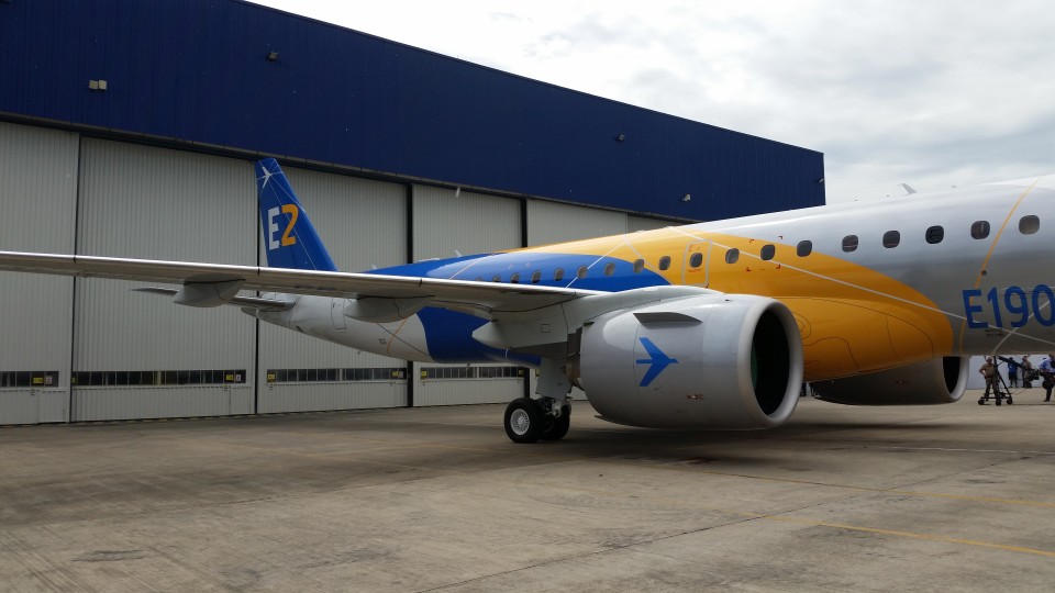 Pictorial from Embraer E190-E2 rollout - Leeham News and Analysis